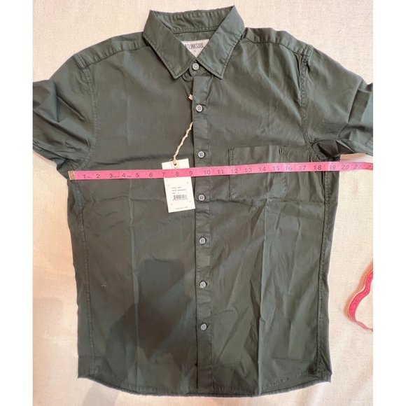 Linksoul | Shirts | Linksoul Button Down Short Sleeve Golf Mens Shirt Rainforest Green Ls229 ...